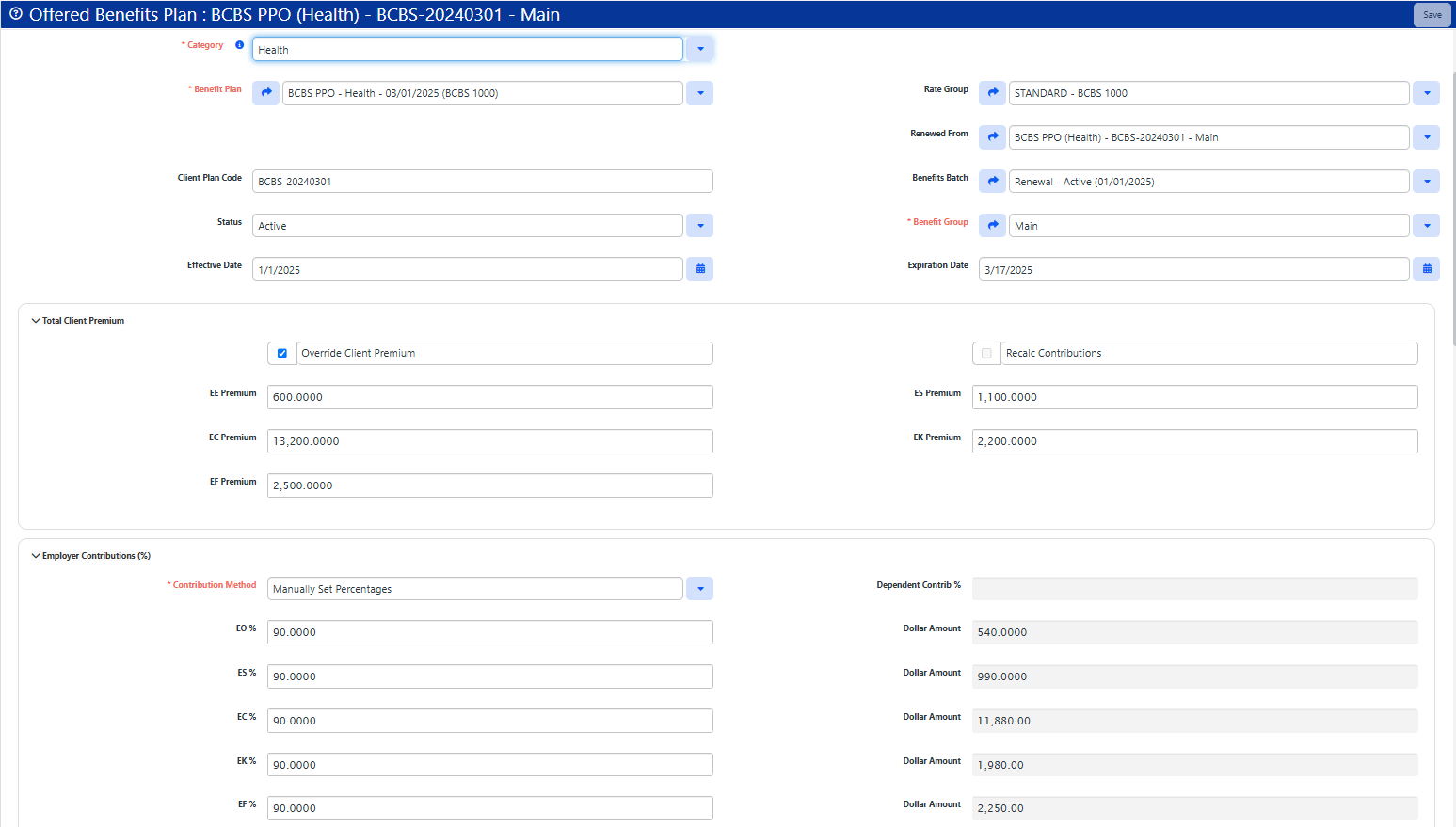 PrismHR ClientSpace Benefits Module - PrismHR