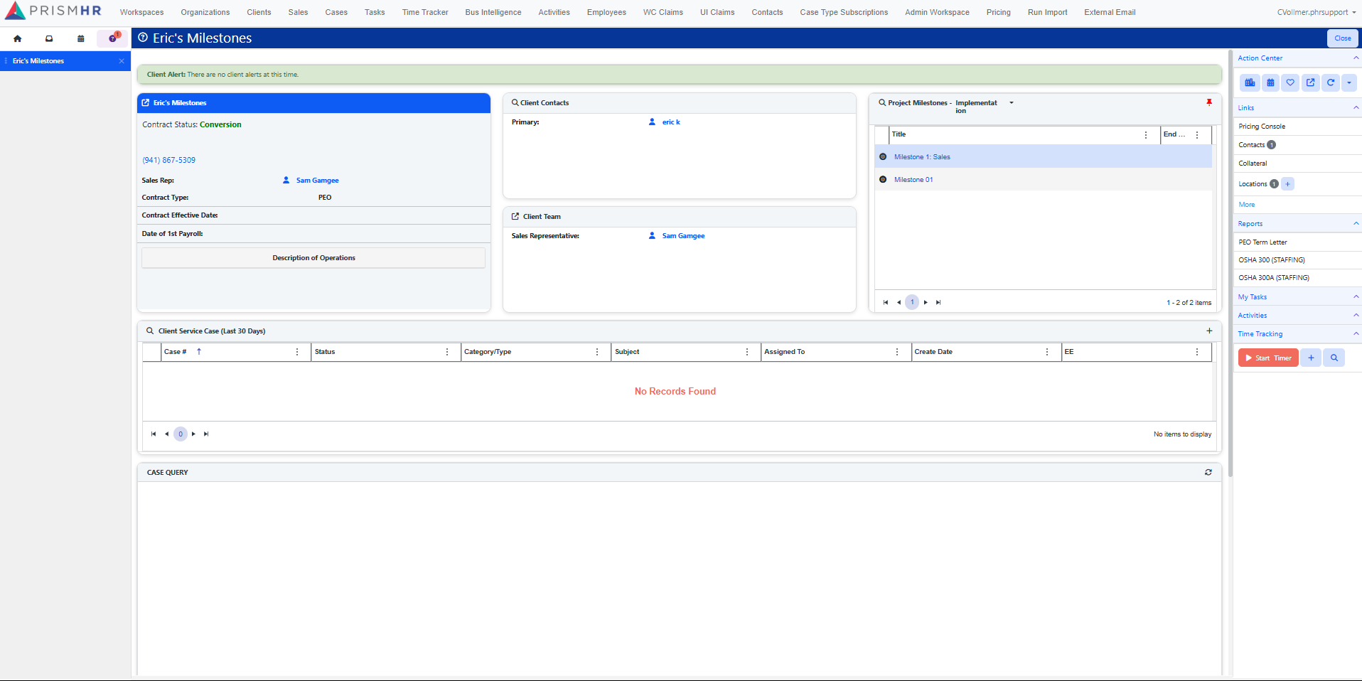 PrismHR ClientSpace - PrismHR