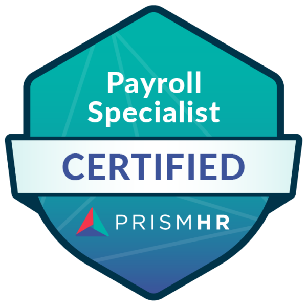 Payroll Specialist Certification - PrismHR
